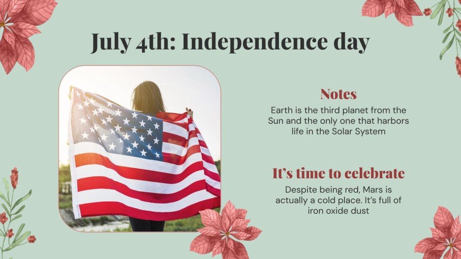 July Daily Calendar 2025 | Google Slides & PPT