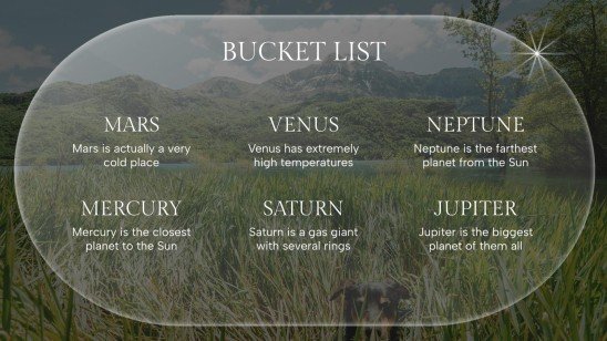 2025 Marketing Bucket List | Google Slides & PowerPoint