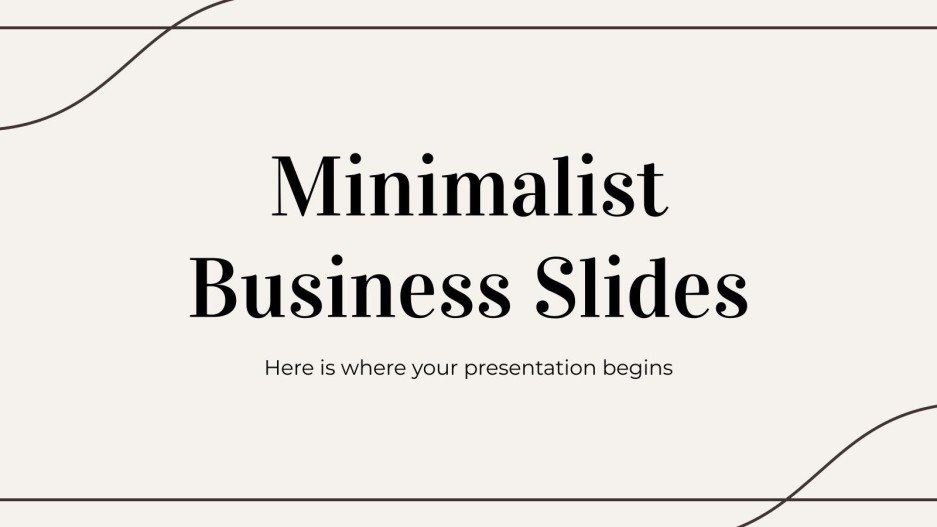 Free Formal Google Slides and PowerPoint templates