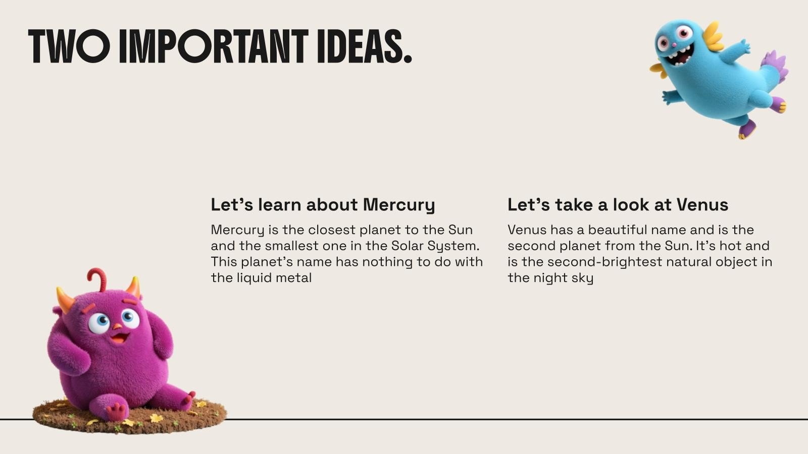 Monsters Presentation