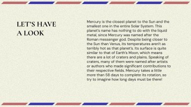 Vintage Style Letter Presentation