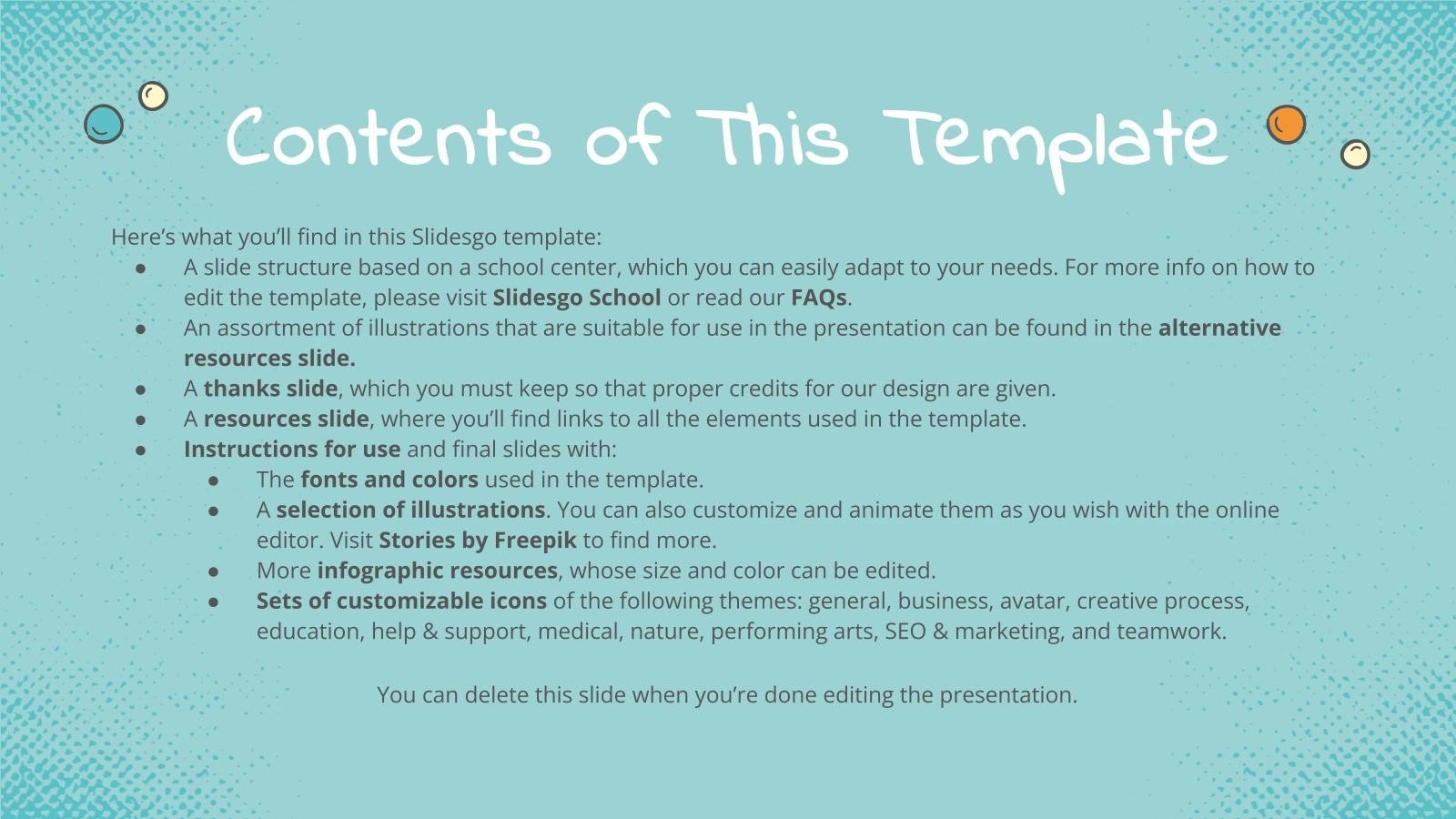 Science Education Center Google Slides and PPT presentation