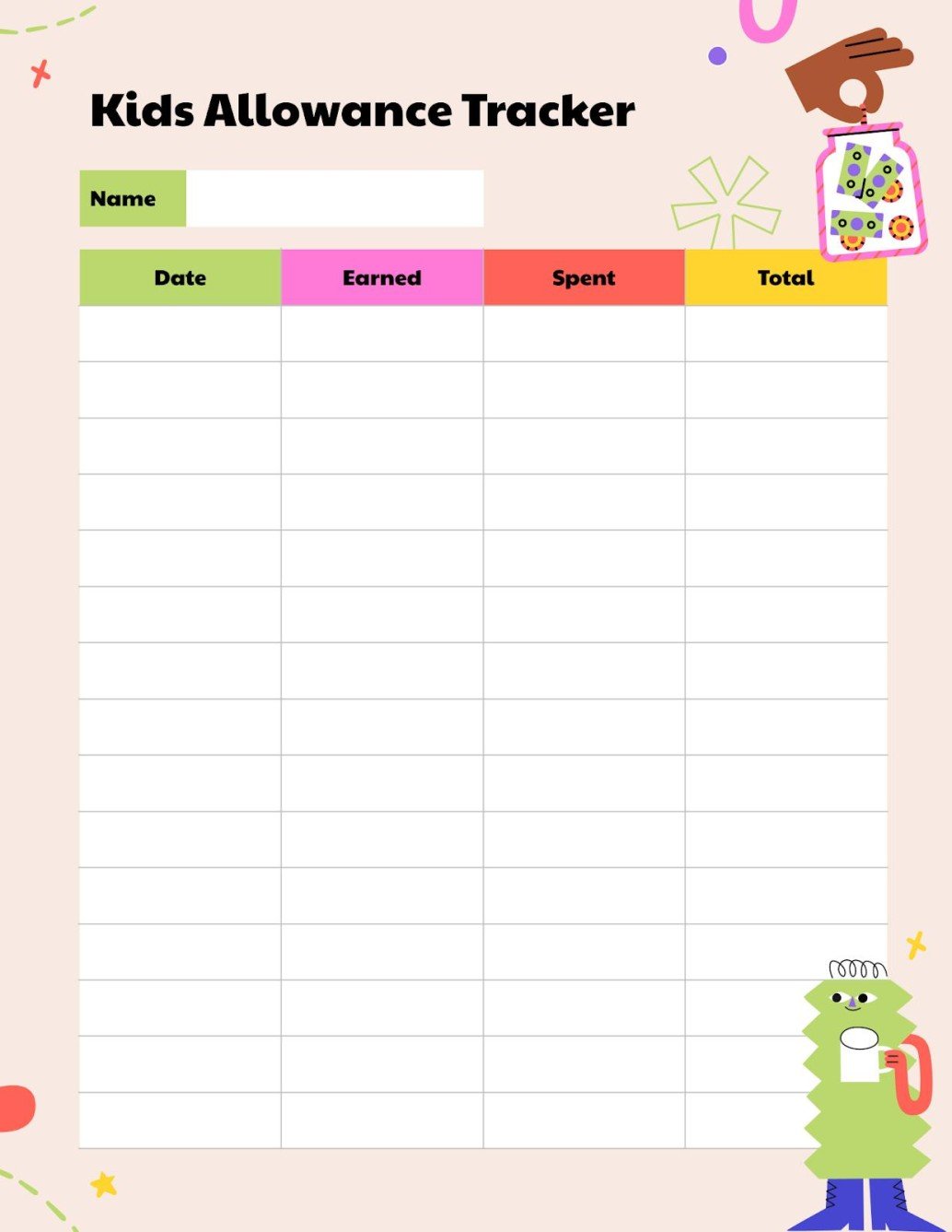 Kids Allowance Tracker Presentation