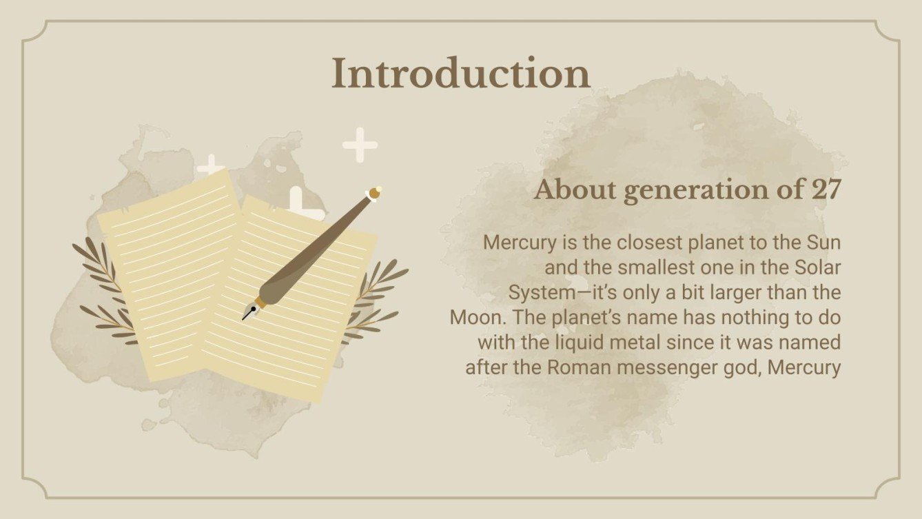 Generation of '27 | Template for Google Slides and PowerPoint