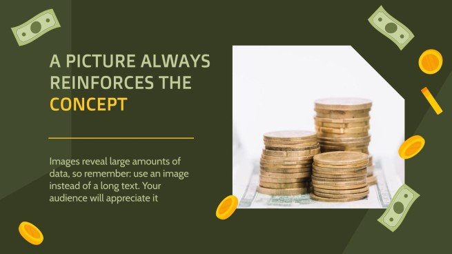 Falling Money Background Animation | Google Slides & PPT
