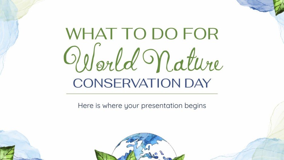 Plantillas gratis de ecología para Google Slides y PowerPoint