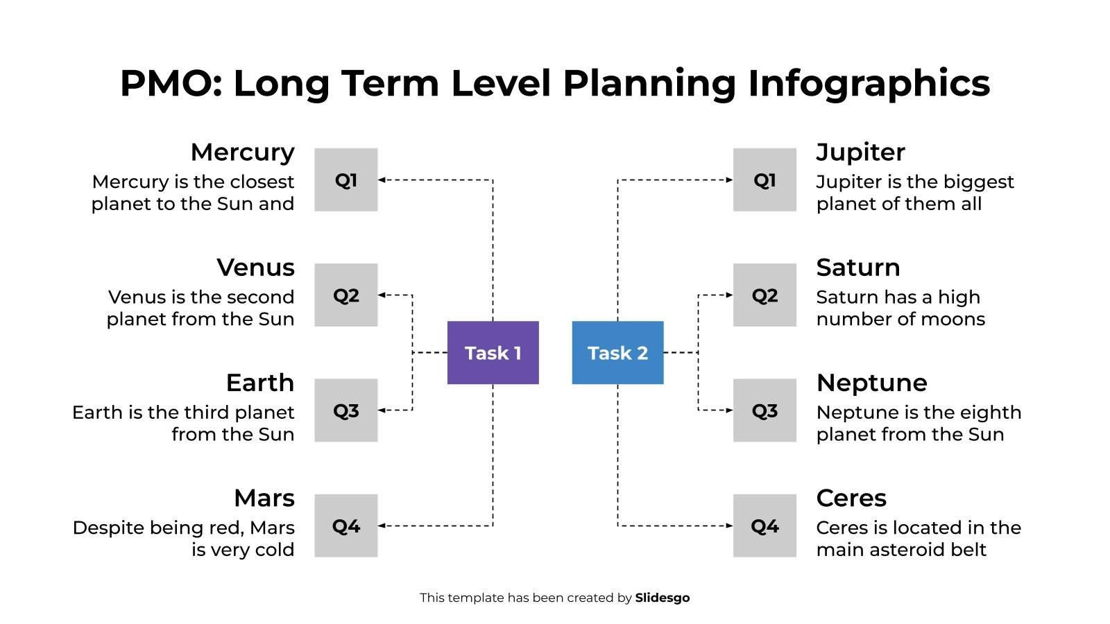PMO: Long Term Level Planning Infographics Template