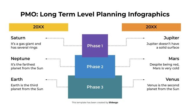 PMO: Long Term Level Planning Infographics Template
