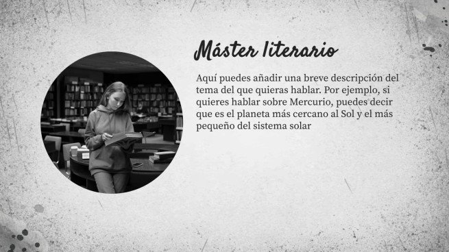 Spanish Creative Literature Center | Google Slides y PowerPoint