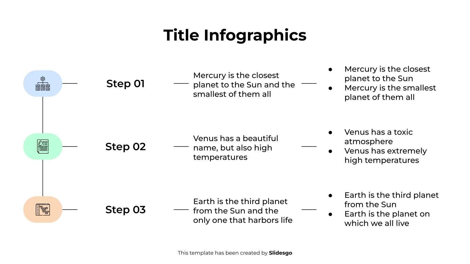 Process Infographics Template