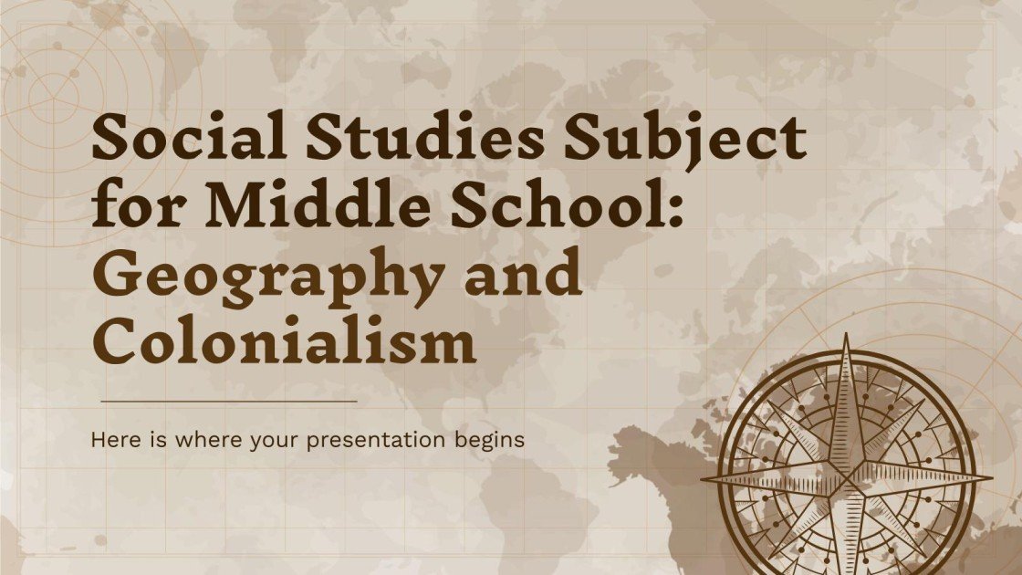 Geography and Colonialism for 8th grade | Google Slides & PPT