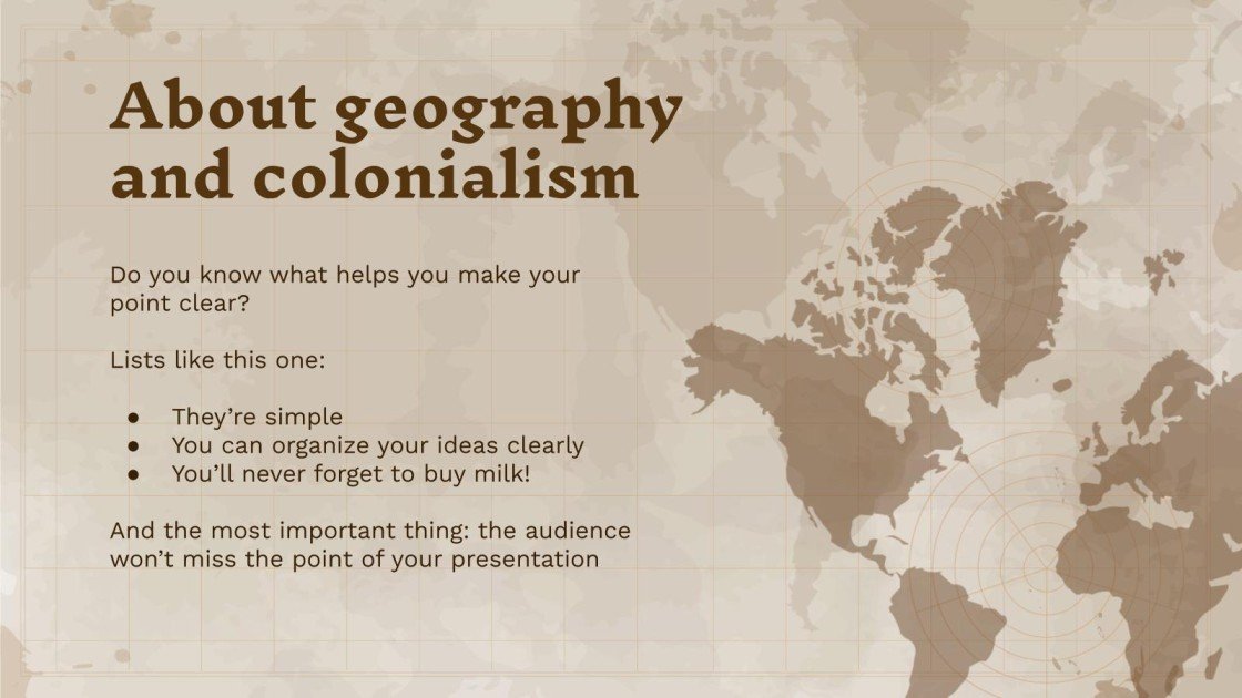 Geography and Colonialism for 8th grade | Google Slides & PPT