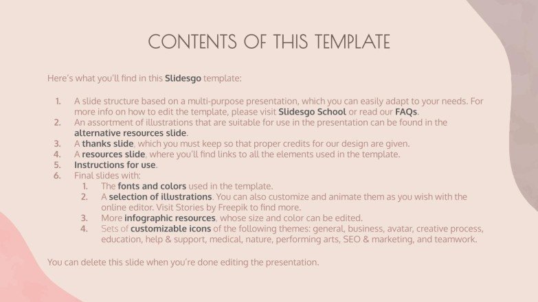 Minimalist Aesthetic Slideshow Google Slides & PPT template