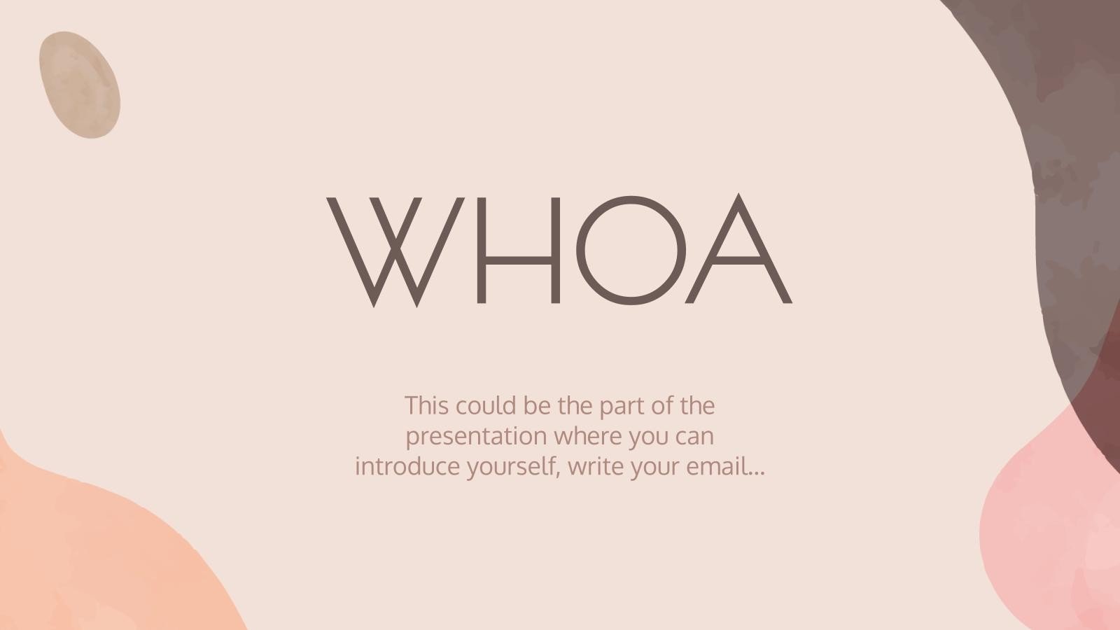 Minimalist Aesthetic Slideshow Google Slides & PPT template