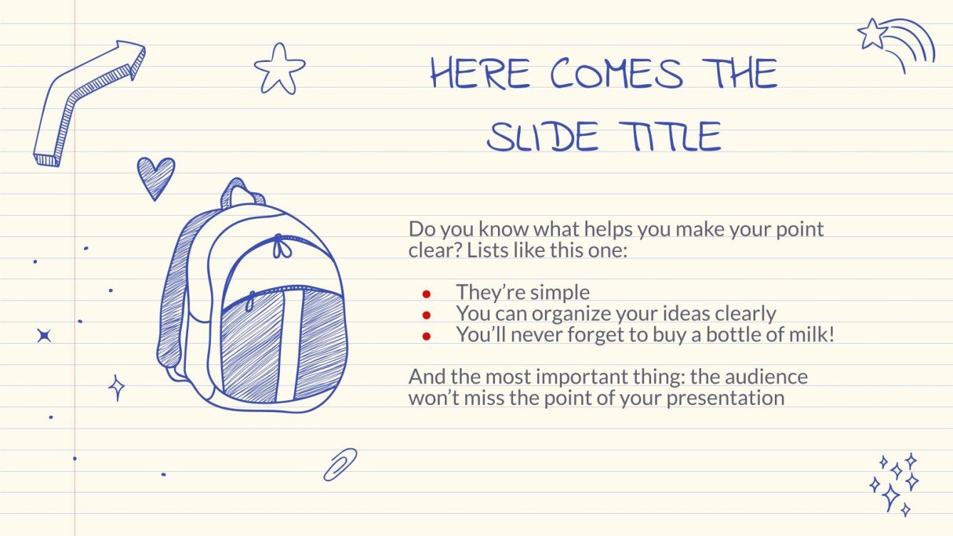 Ballpoint Pen Planner | Google Slides & PowerPoint Template