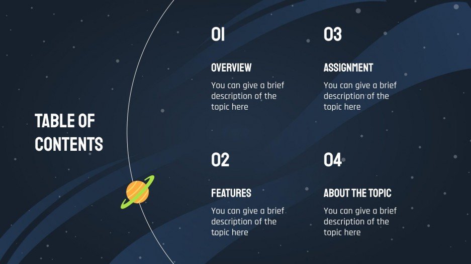 Solar System Lesson Google Slides and PowerPoint template