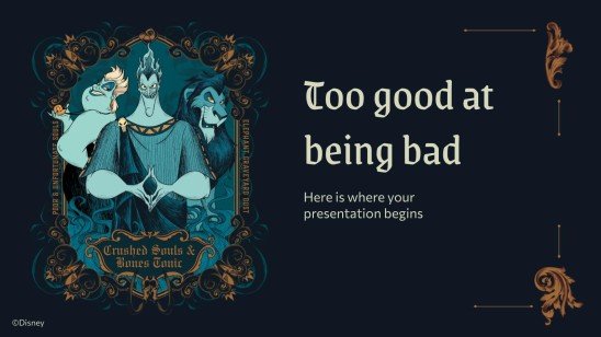 Disney Villains Presentation