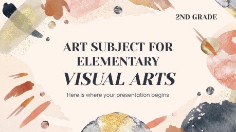 Modèles gratuits Google Slides et PowerPoint sur l'art