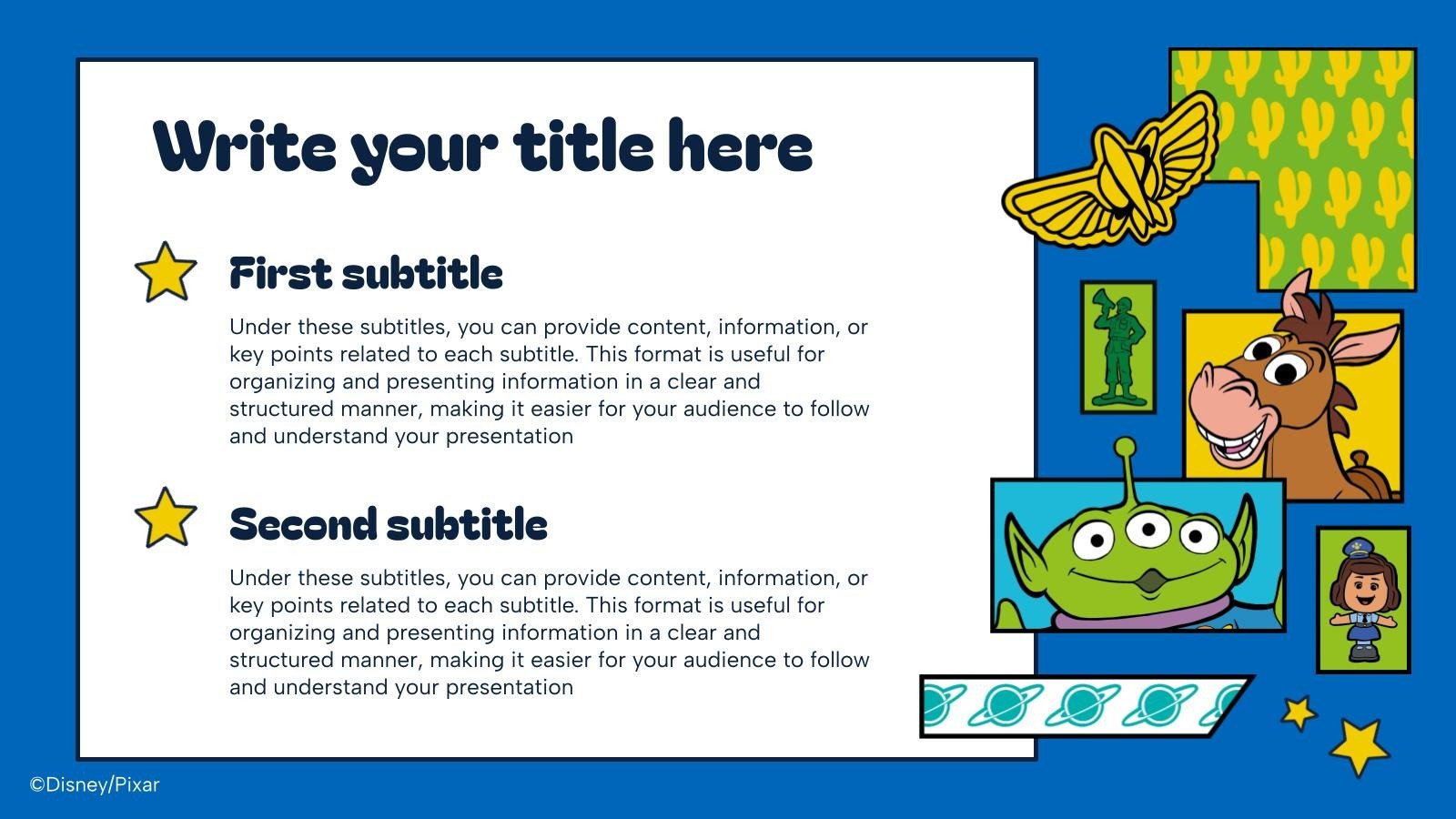 Toy Story Presentation