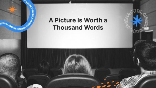 Perfil da empresa de um cinema | Google Slides e PPT