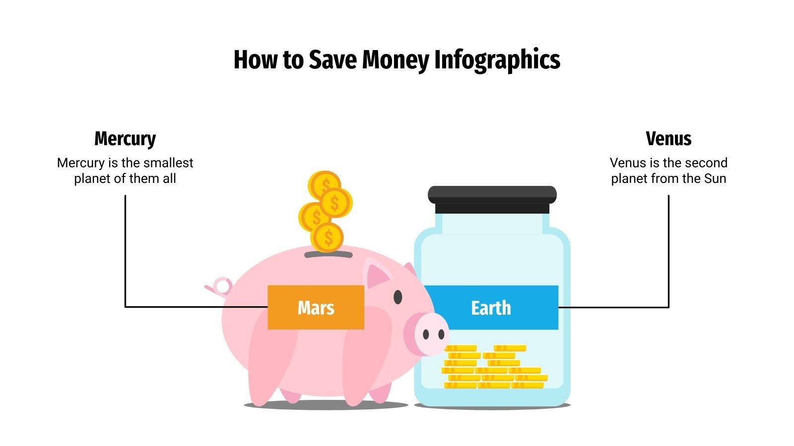 How to Save Money Infographics | Google Slides & PPT template