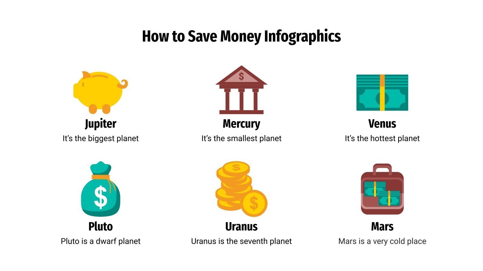 How to Save Money Infographics | Google Slides & PPT template