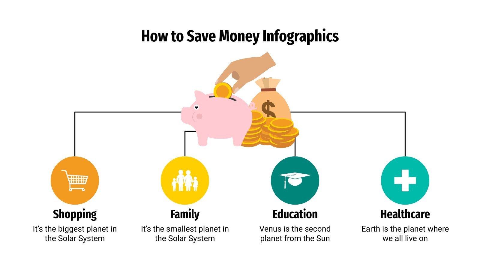 How to Save Money Infographics | Google Slides & PPT template
