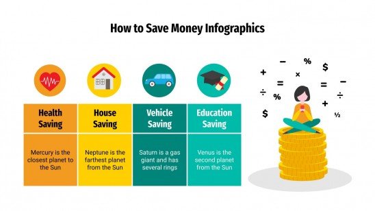 How to Save Money Infographics | Google Slides & PPT template