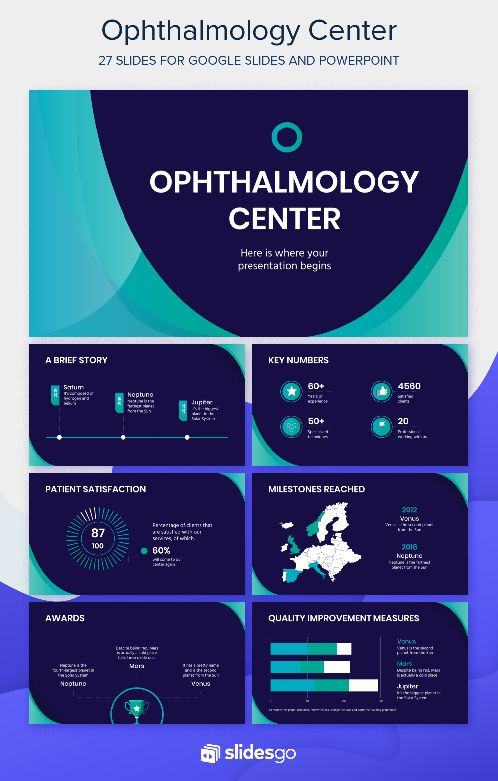 Ophthalmology Center Google Slides Theme & PPT Template