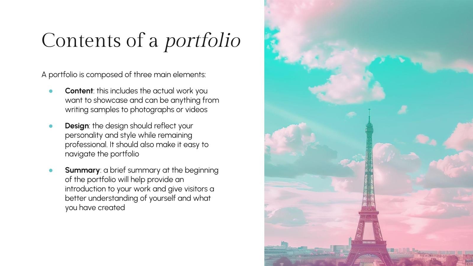 Pastel Colors Portfolio Presentation