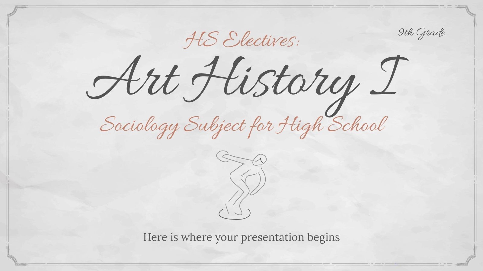 Sociology for High School: Art History | Google Slides & PPT