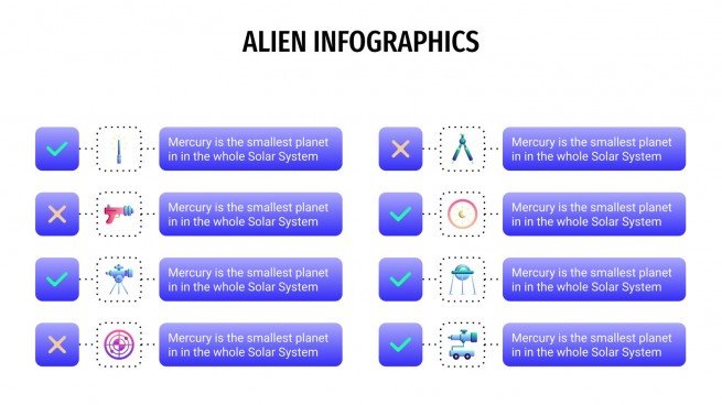 Alien Infographics | Google Slides & PowerPoint Template