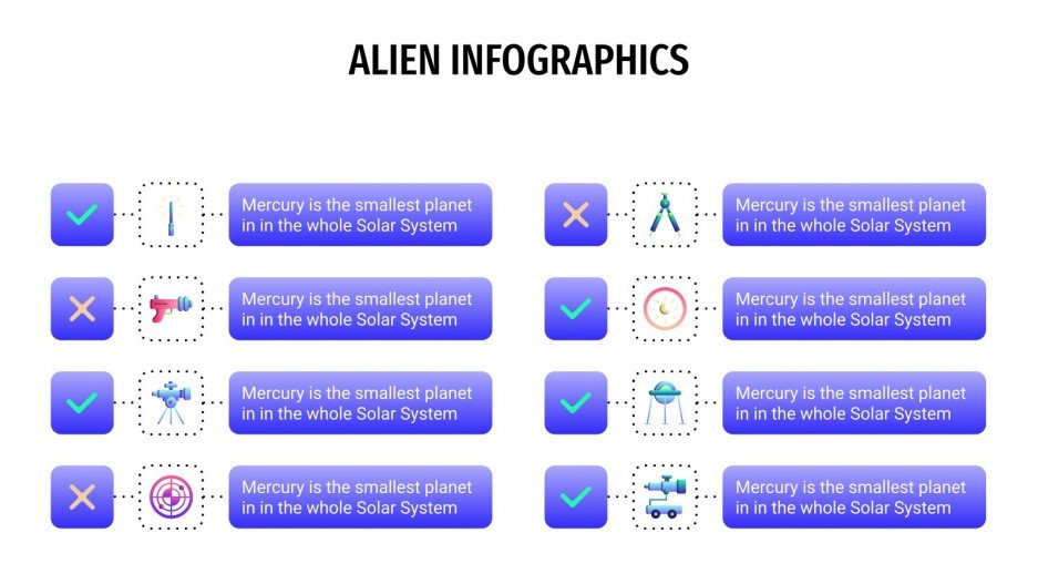 Alien Infographics | Google Slides & PowerPoint Template