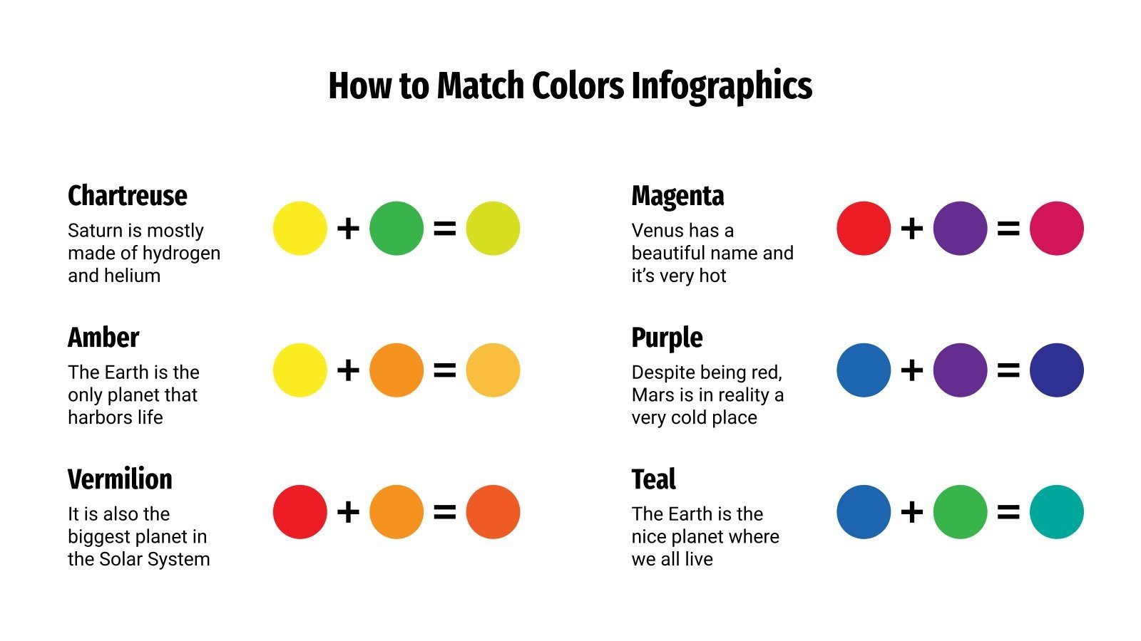 How to Match Colors Infographics | Google Slides & PowerPoint