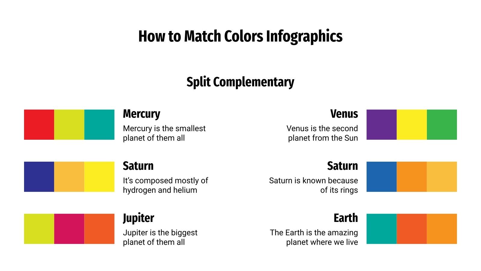 How to Match Colors Infographics | Google Slides & PowerPoint