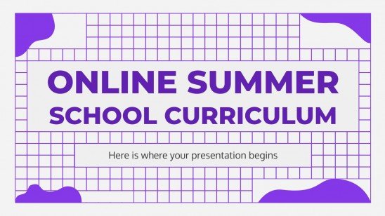 Online Summer School Curriculum | Google Slides & PPT
