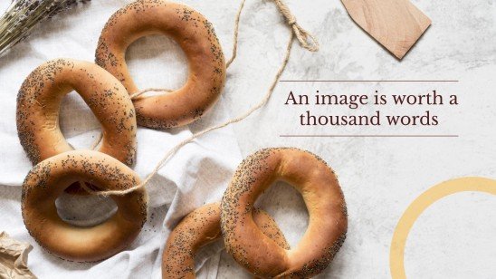 Dia Nacional do Bagel | Modelo do Google Slides e PowerPoint