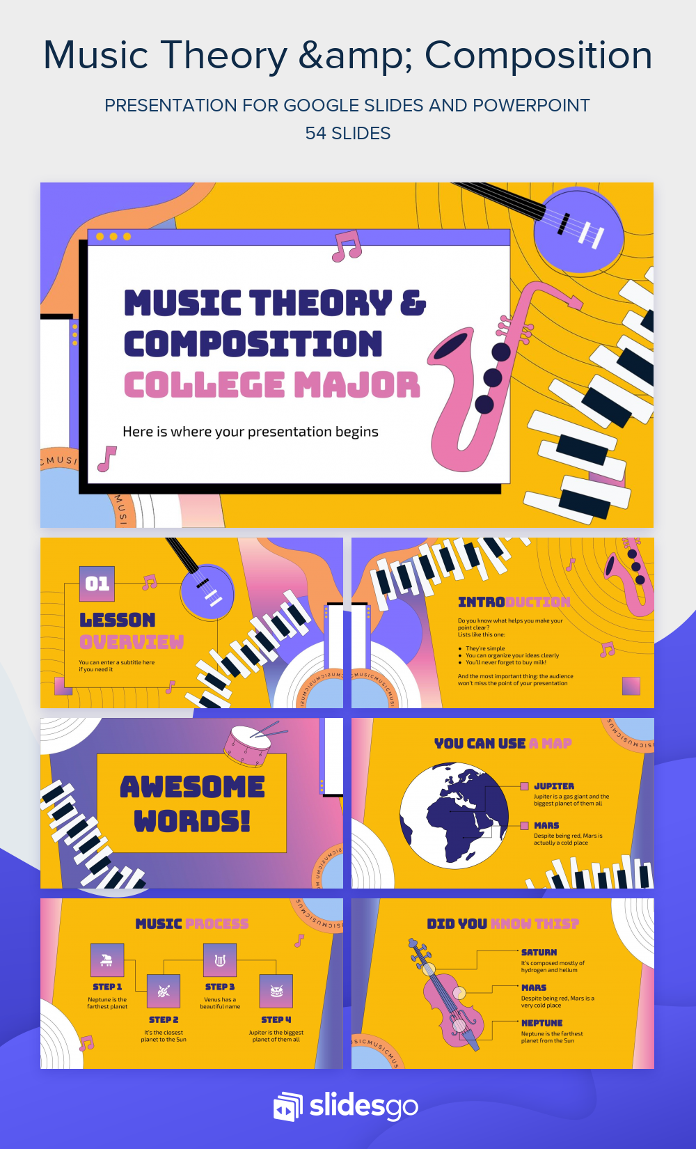 Music Theory & Composition College Major | Google Slides & PPT