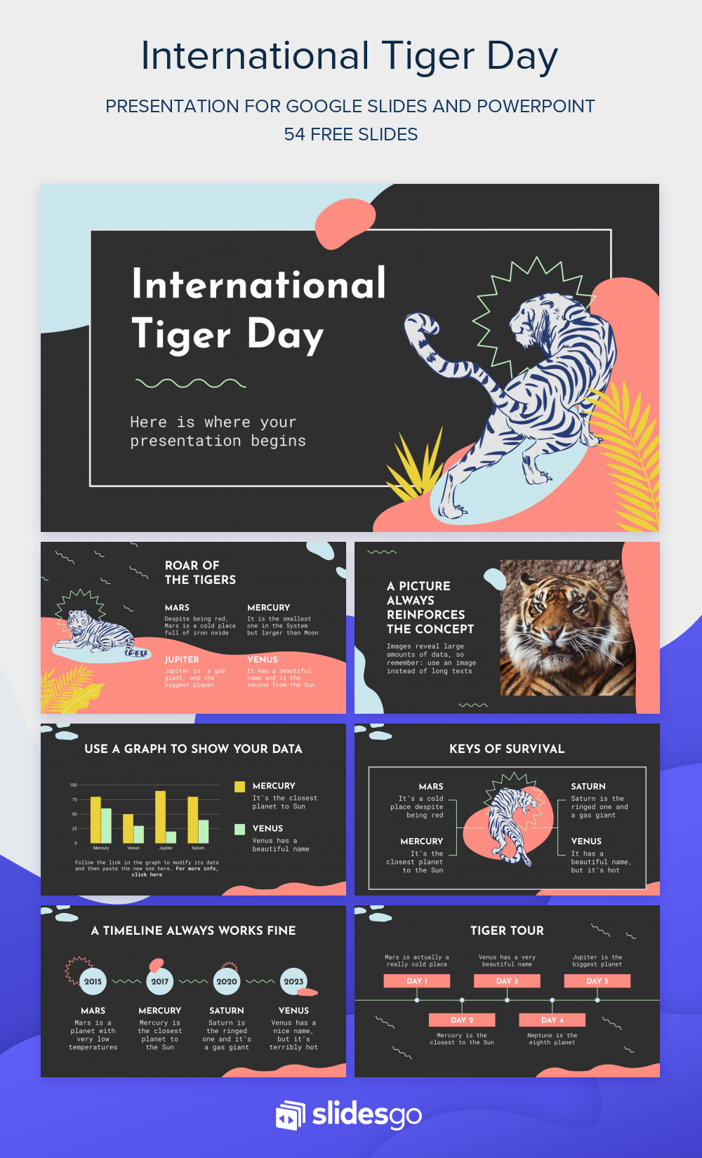 International Tiger Day | Google Slides & PowerPoint theme