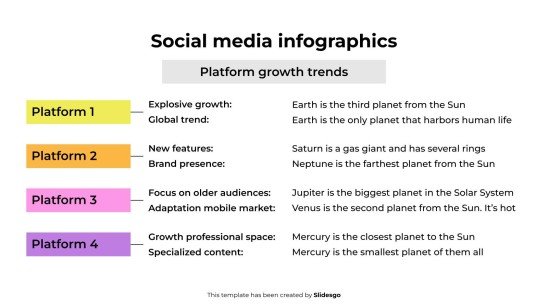 Social Media Infographics Template