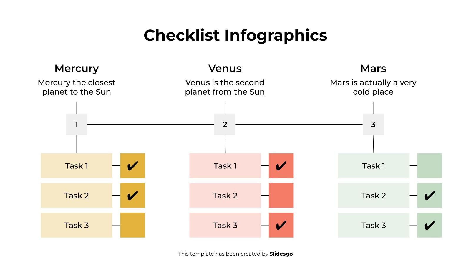Checklist Infographics Template