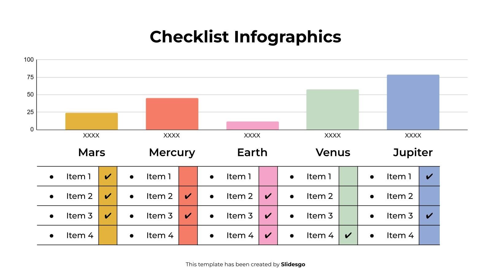 Checklist Infographics Template