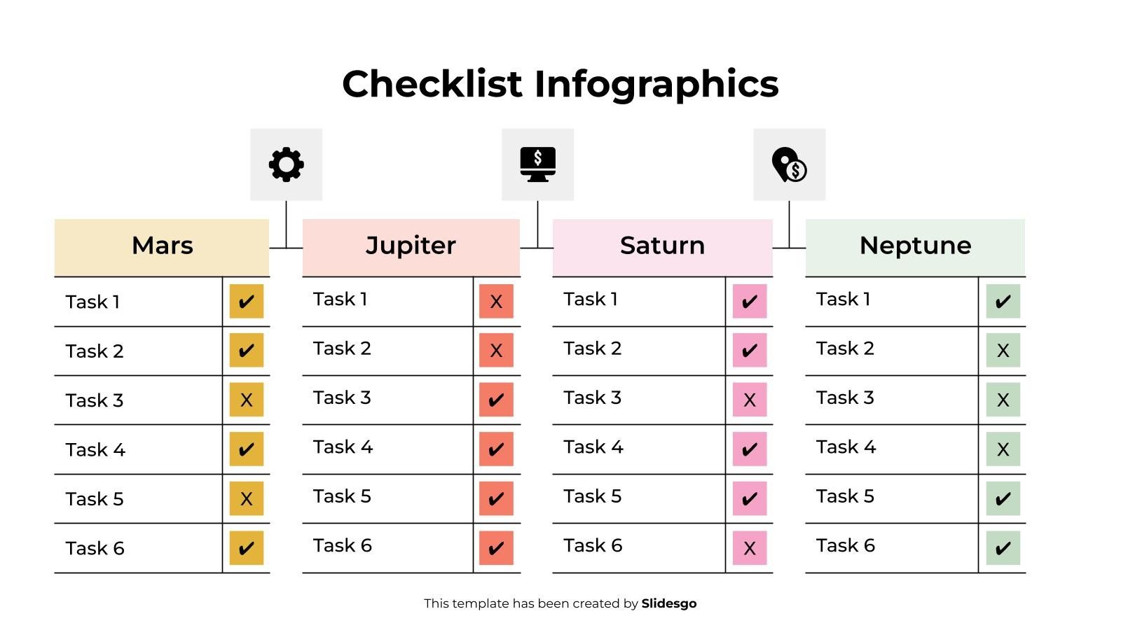 Checklist Infographics Template