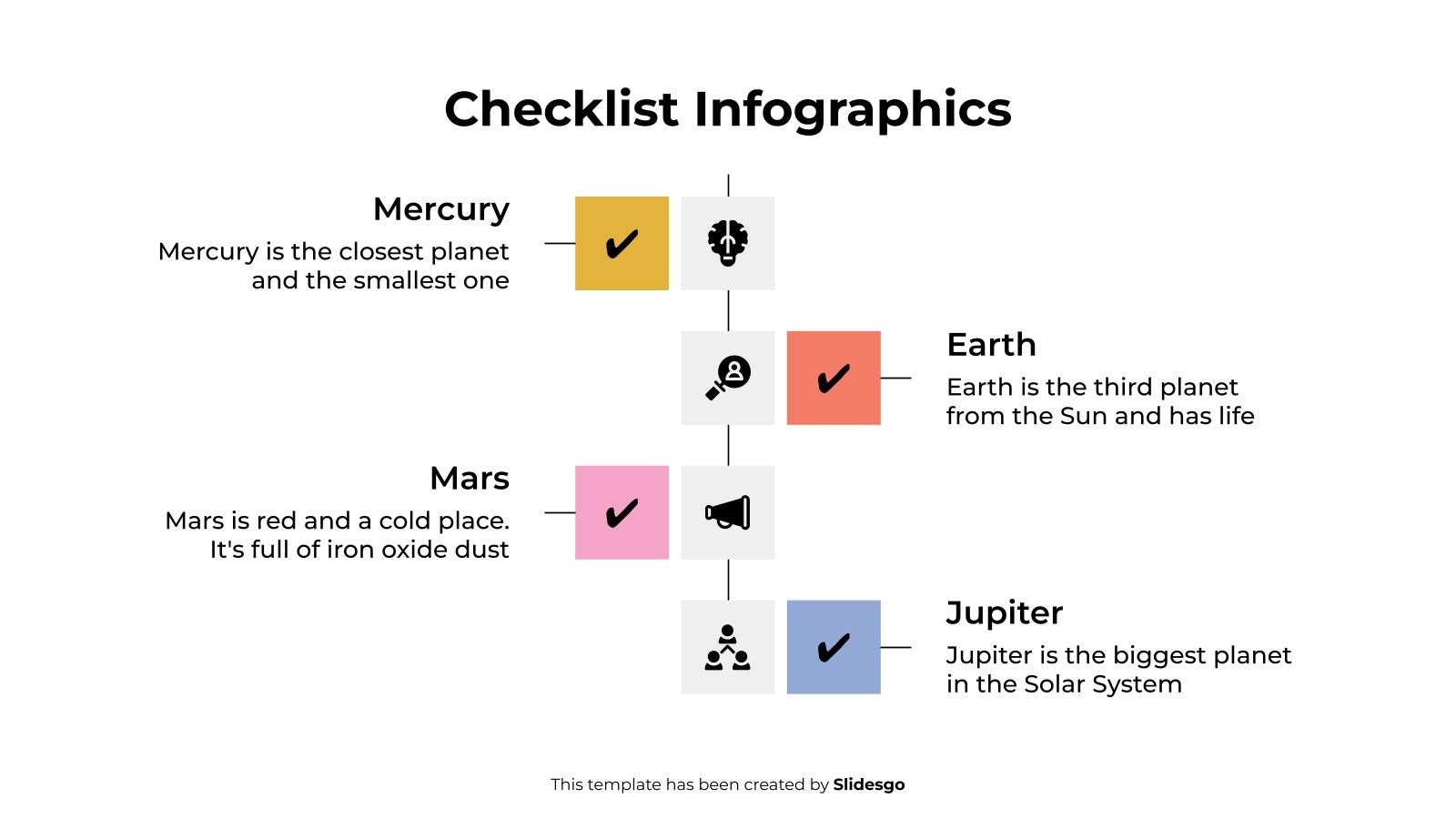 Checklist Infographics Template