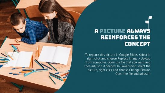 Green School Google Slides Theme and PowerPoint Template