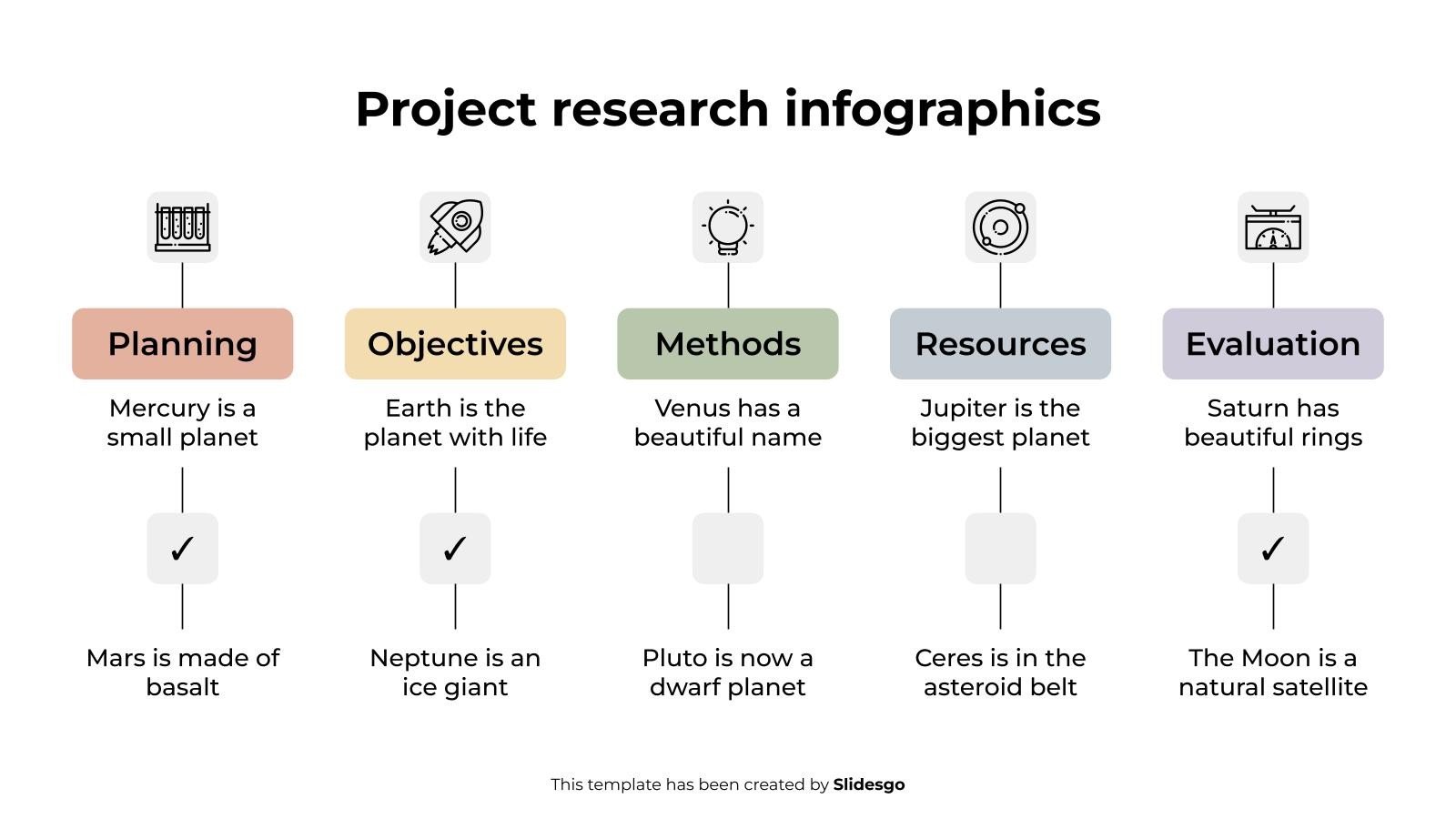 Project Research Infographics Template
