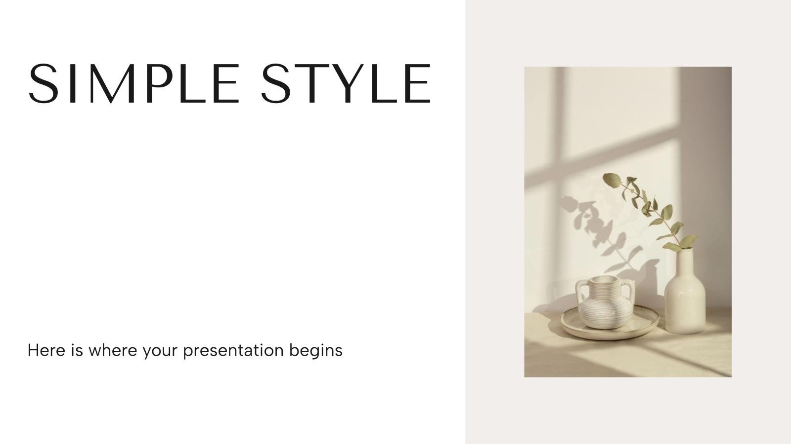Free Minimalist Google Slides themes and PowerPoint templates
