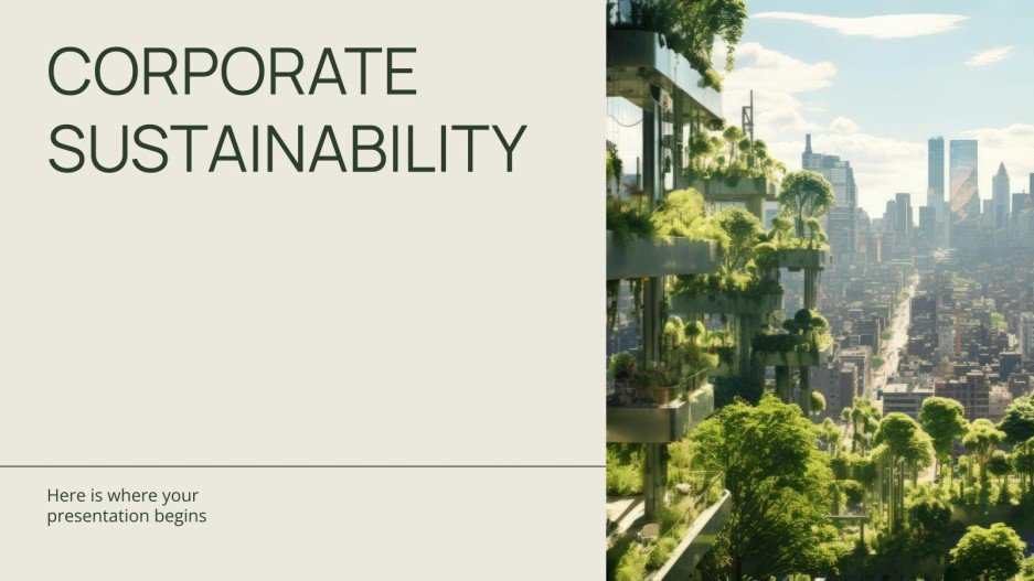 Corporate Sustainability Presentation