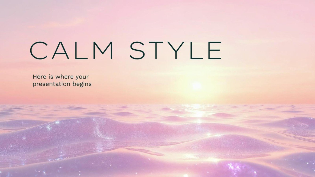 Calm Style Presentation