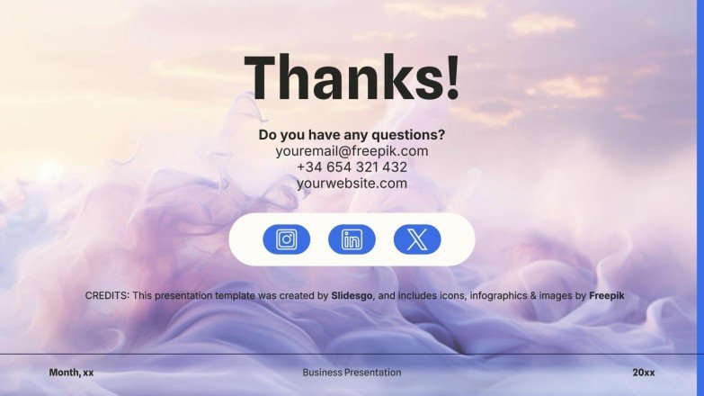 Inspirational Professional Style Template Presentation